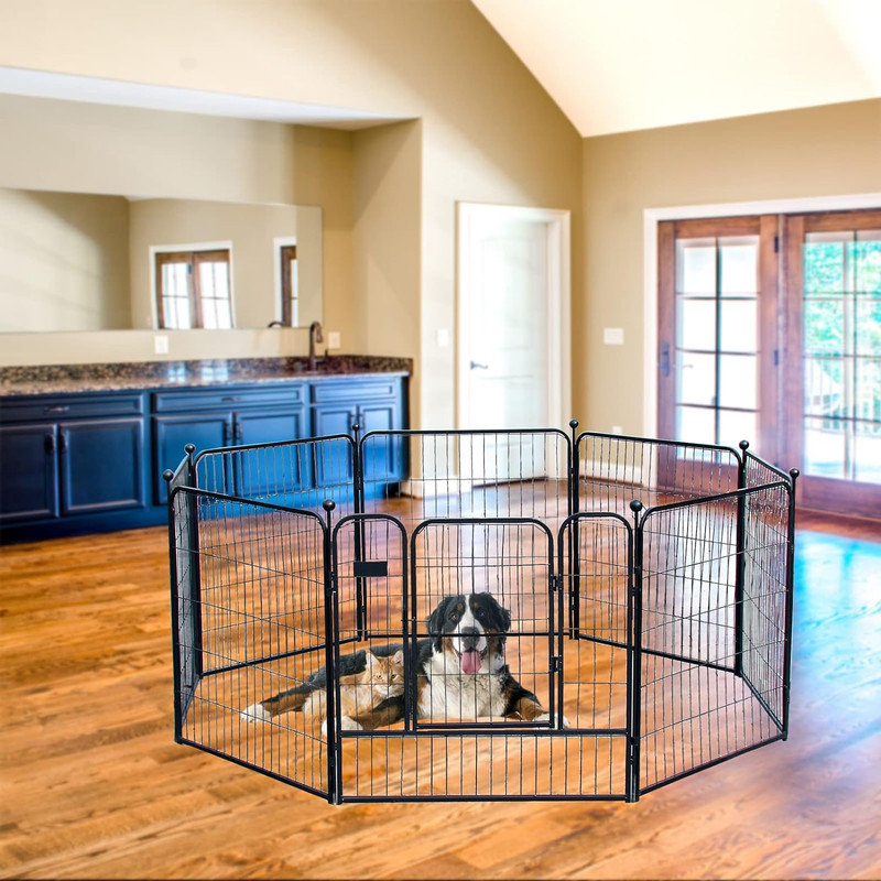 FERACT 32'' H Metal Exercise Pen | Wayfair