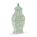 Chelsea House White/Green 14.75" Porcelain Jar | Perigold