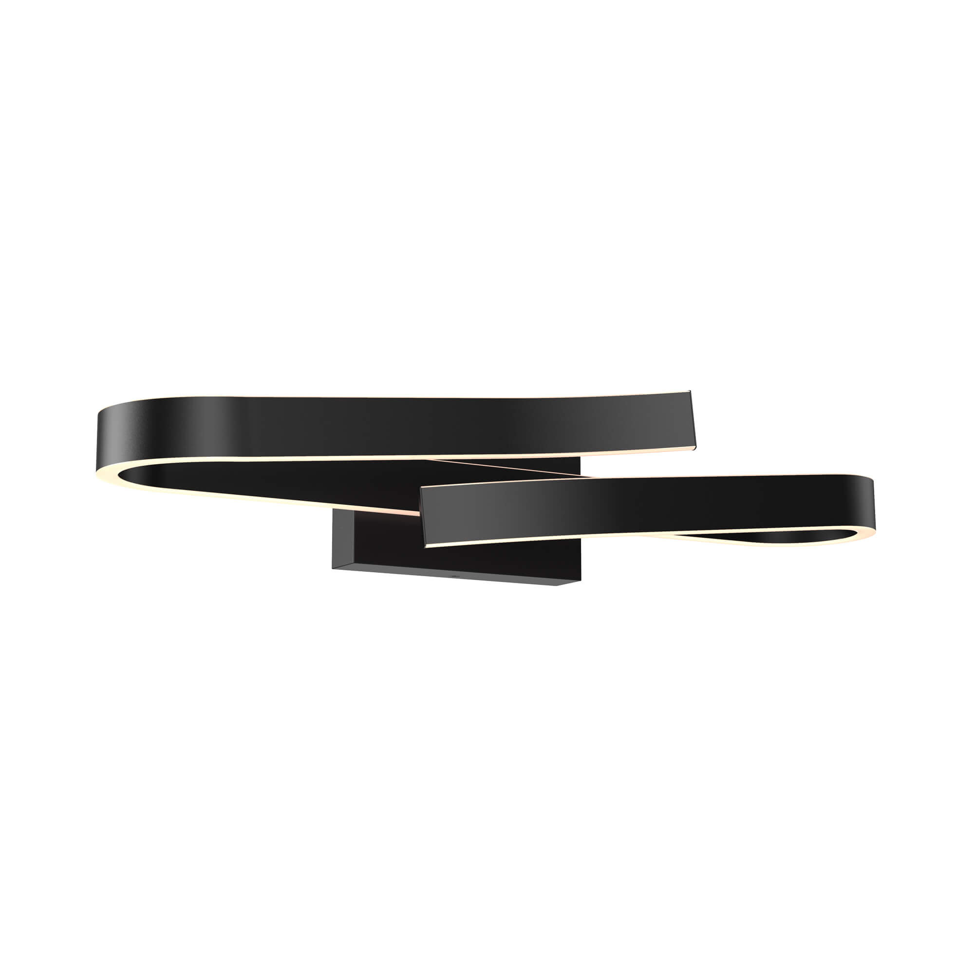 DALS Lighting Borealis Curled Rectangular Vanity Wall Sconce | Wayfair