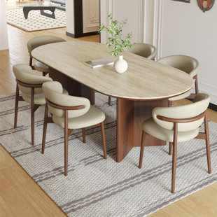 Oval Seats 6 Kitchen & Dining Room Sets & Tables You'll Love | Wayfair