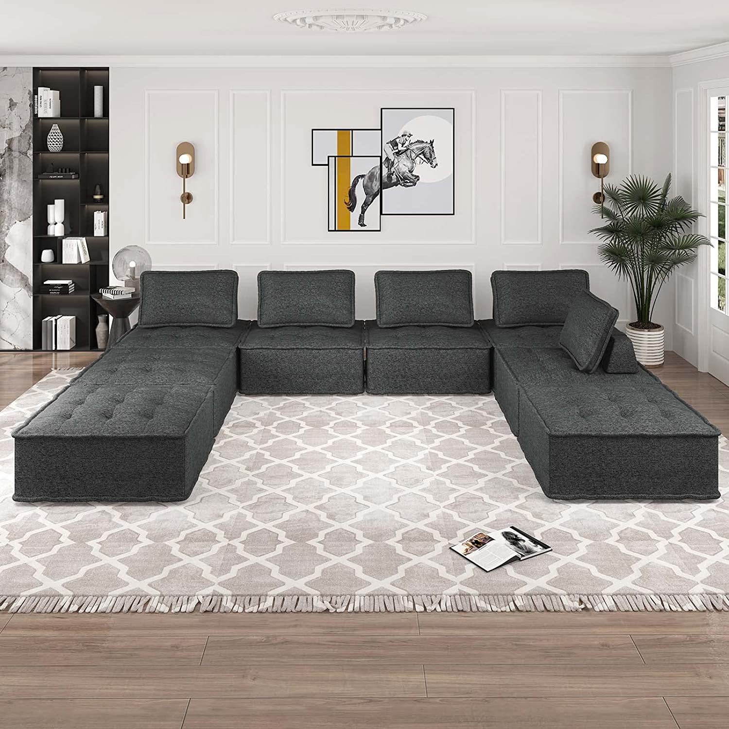 Latitude Run® 32" Armless Modular Sofa | Wayfair