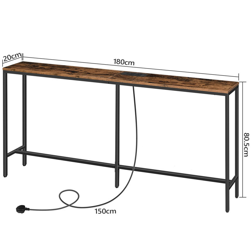 Borough Wharf Akaal 180cm Console Table | Wayfair.co.uk