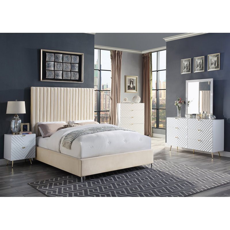 Mercer41 Yamaya Upholstered Platform Bed | Wayfair