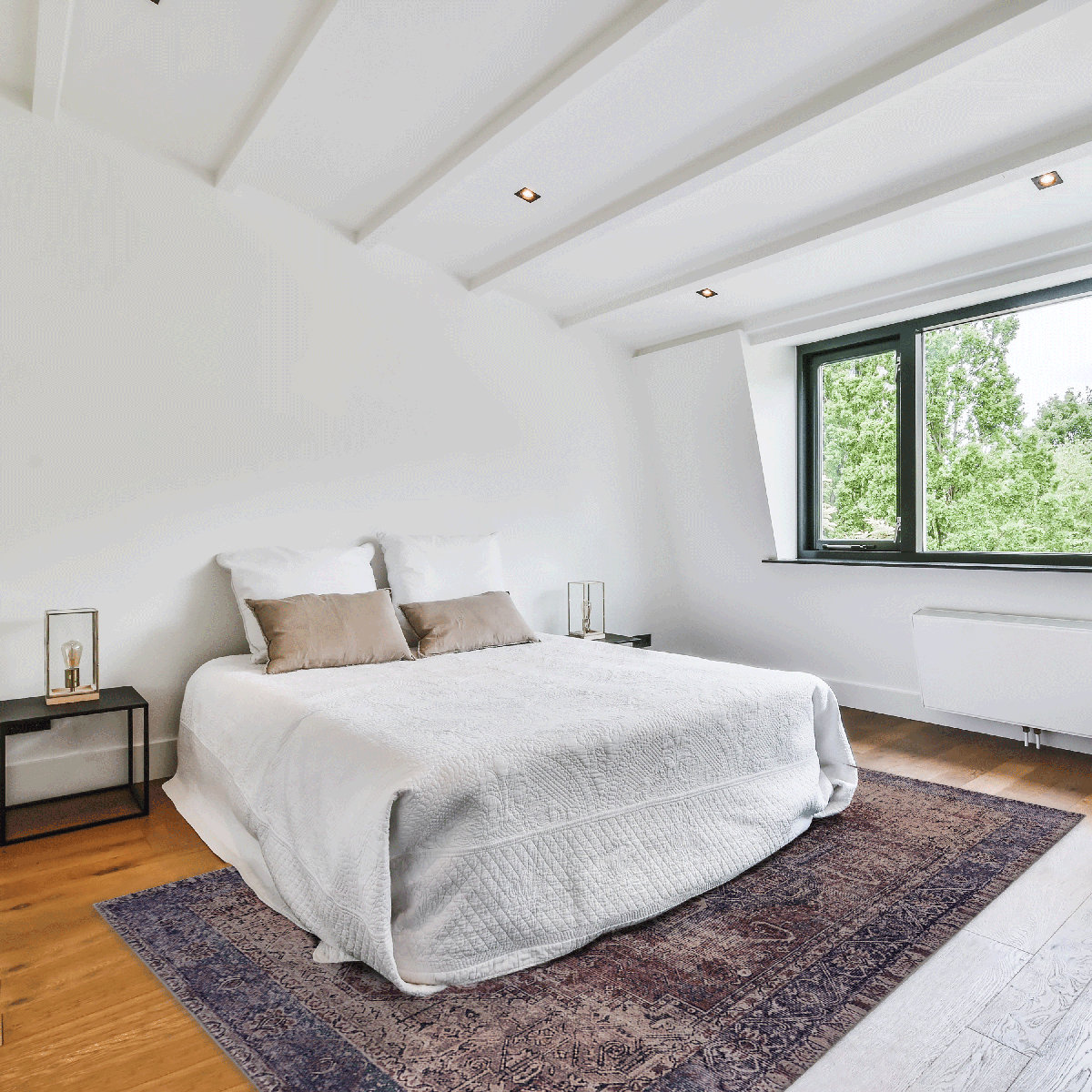 Bungalow Rose MAVAL Area Rug with Non-Slip Backing & Reviews | Wayfair