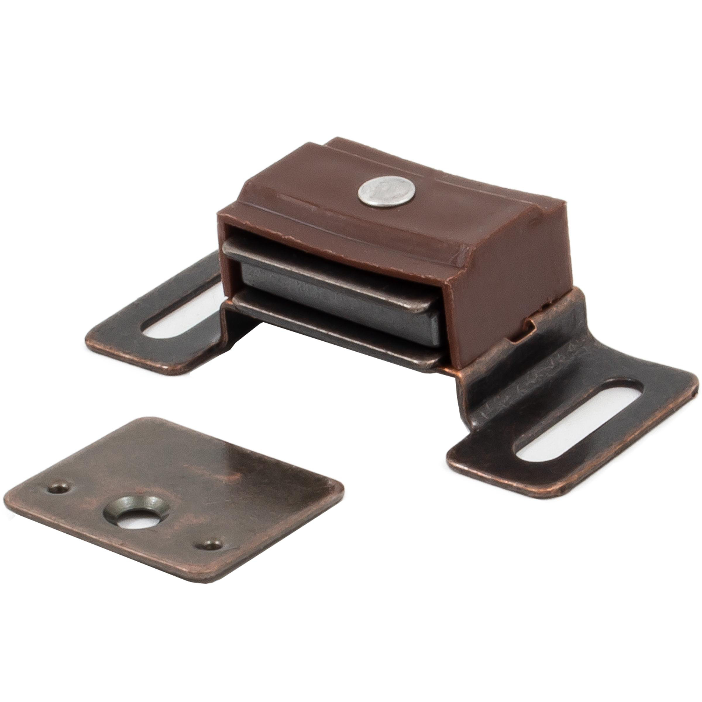 Stone Harbor Hardware Magnetic Catch, Single Magnet, Dark Brown By ...