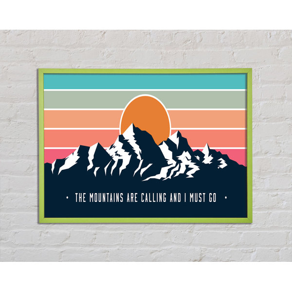 Union Rustic Pinank The Mountains Call - Single Picture Frame Print ...