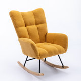 Yellow Rocking Chairs You'll Love | Wayfair