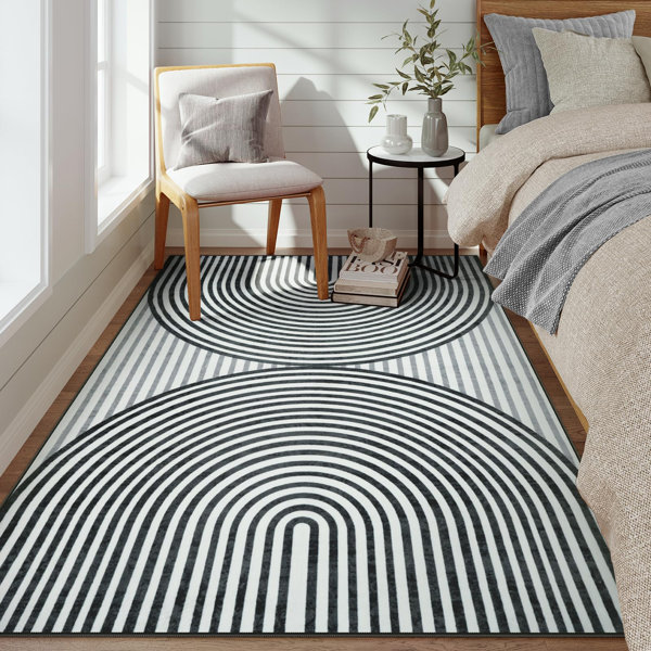 Wrought Studio Machine Washable Area Rugs for Living Room Non Slip ...