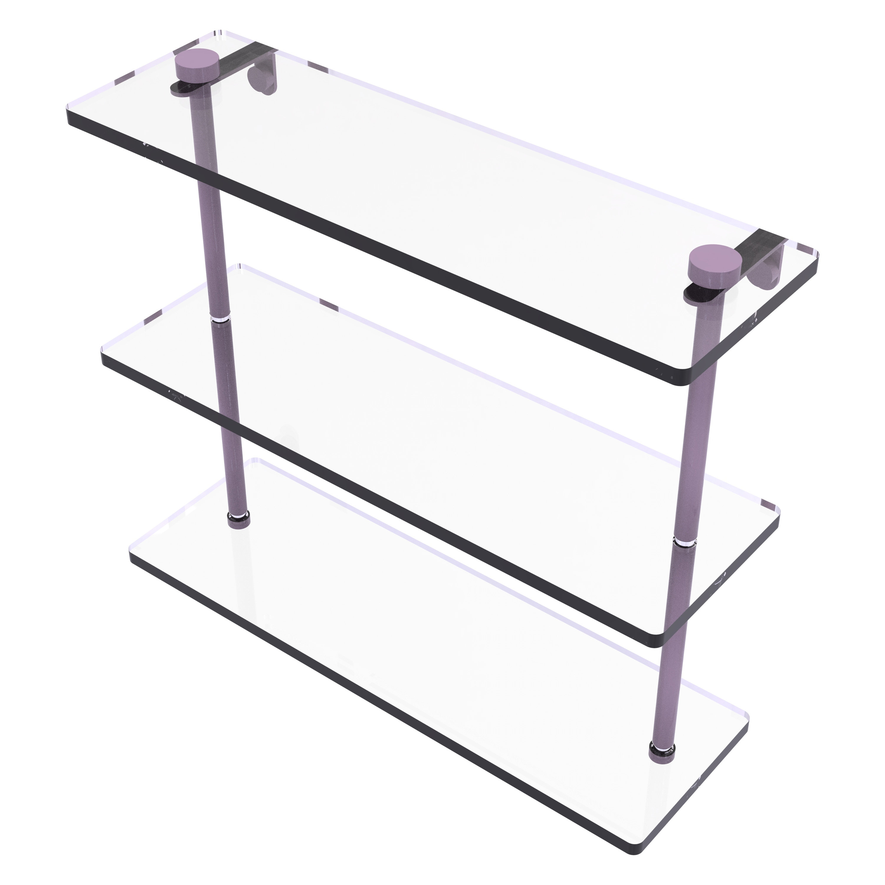 Latitude Run® Inch Triple Tiered Glass Shelf NS - Wayfair Canada