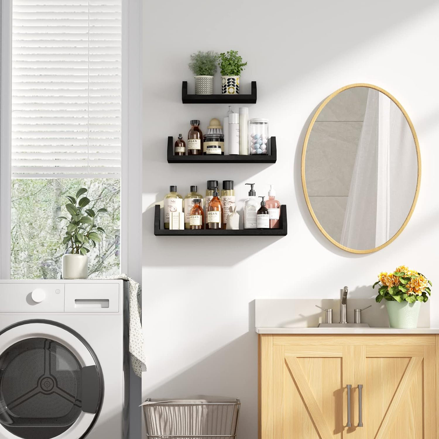 Ebern Designs Longhin 4 Piece Floating Shelf - Wayfair Canada