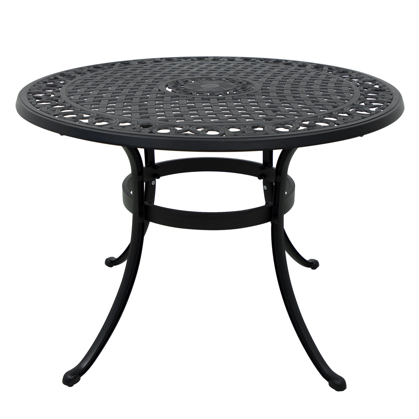 Charlton Home® Albaraa Cast Aluminum Bistro Table | Wayfair