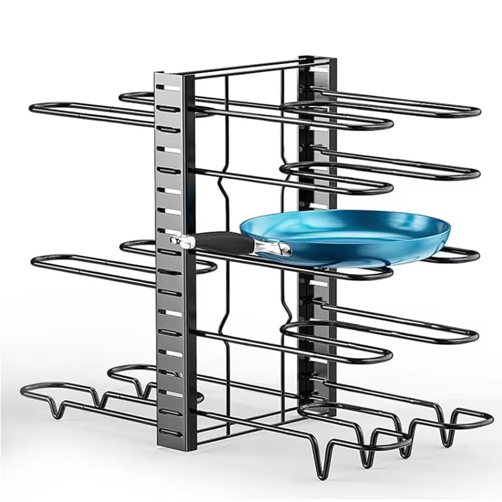 Mint Pantry® Metal Free Standing Pot Rack | Wayfair