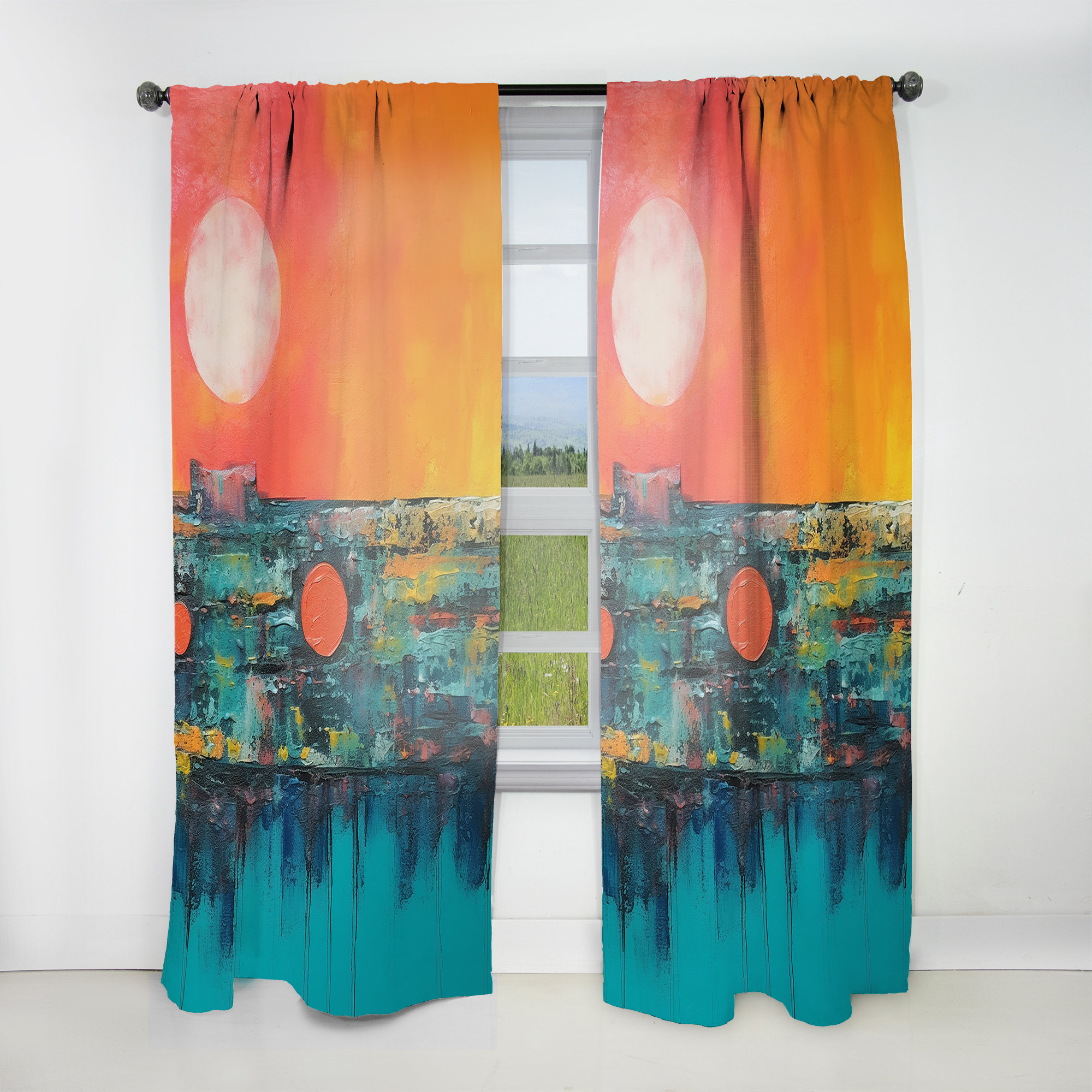 East Urban Home Aquinas - Minimalism Room Darkening Curtain - 1 Panels | Wayfair