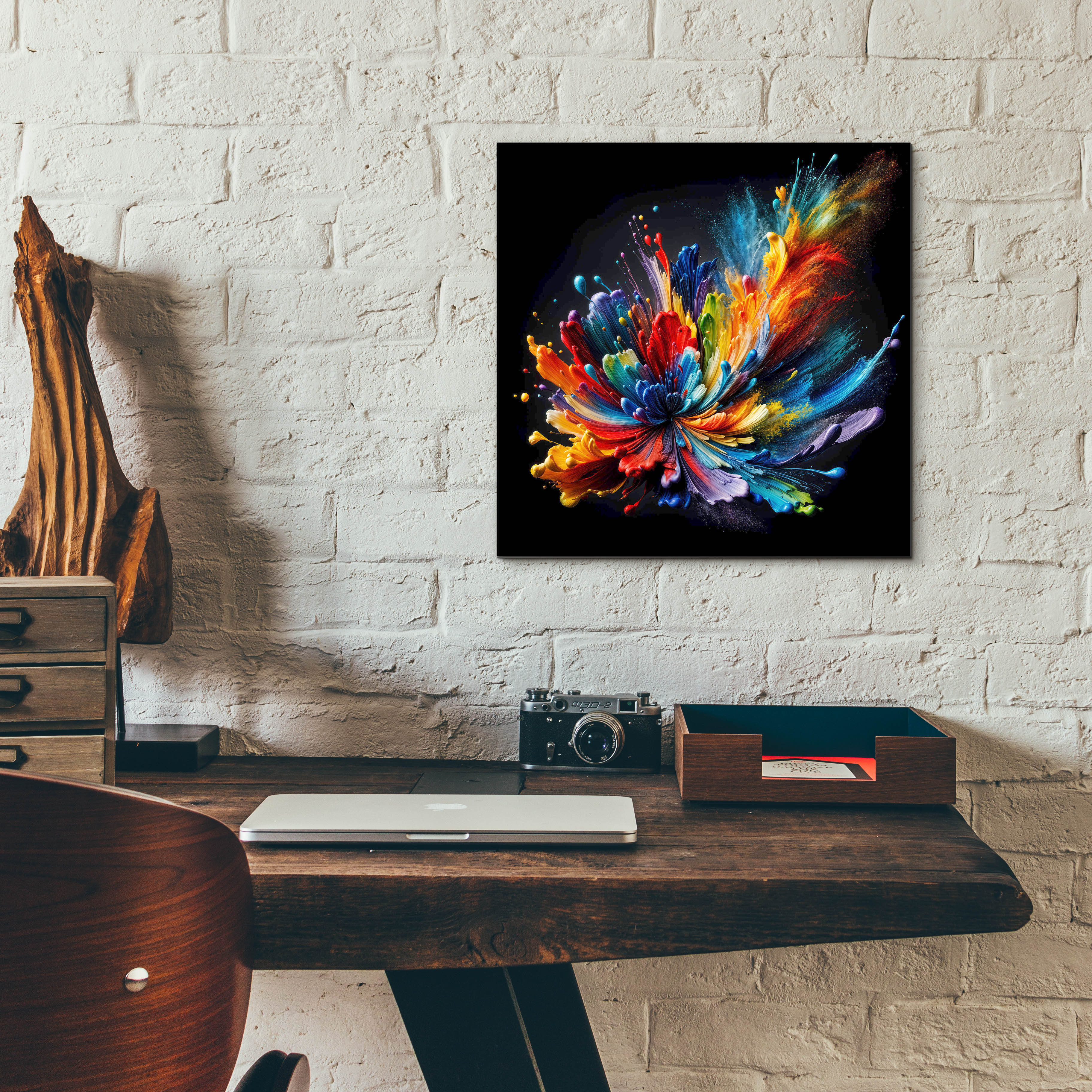 Wrought Studio™ 'Color Burst 2' by Rey Klimt Acrylic Glass Wall Art ...