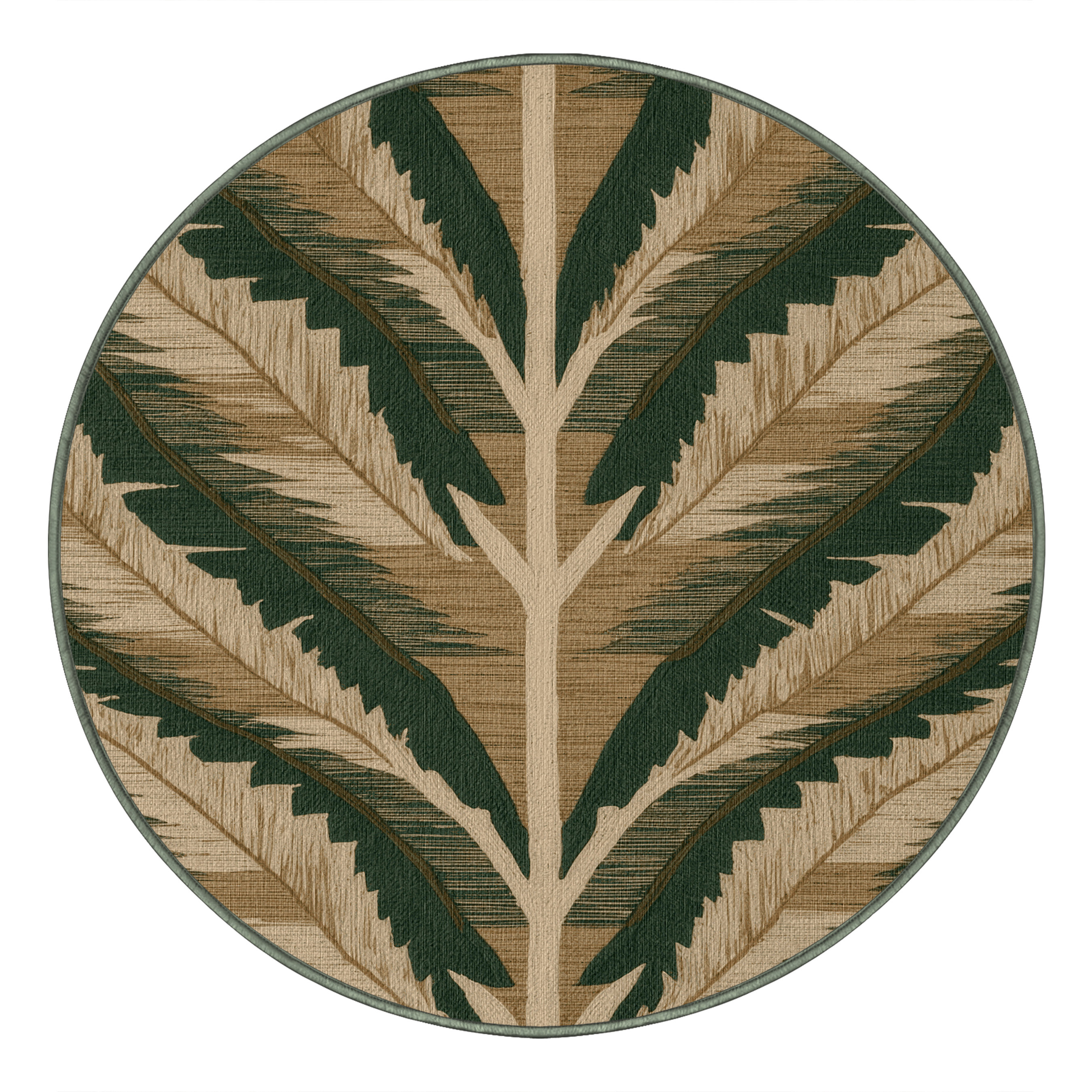 Longshore Tides Washable Taro Leaves Hawaiian Area Rug | Wayfair