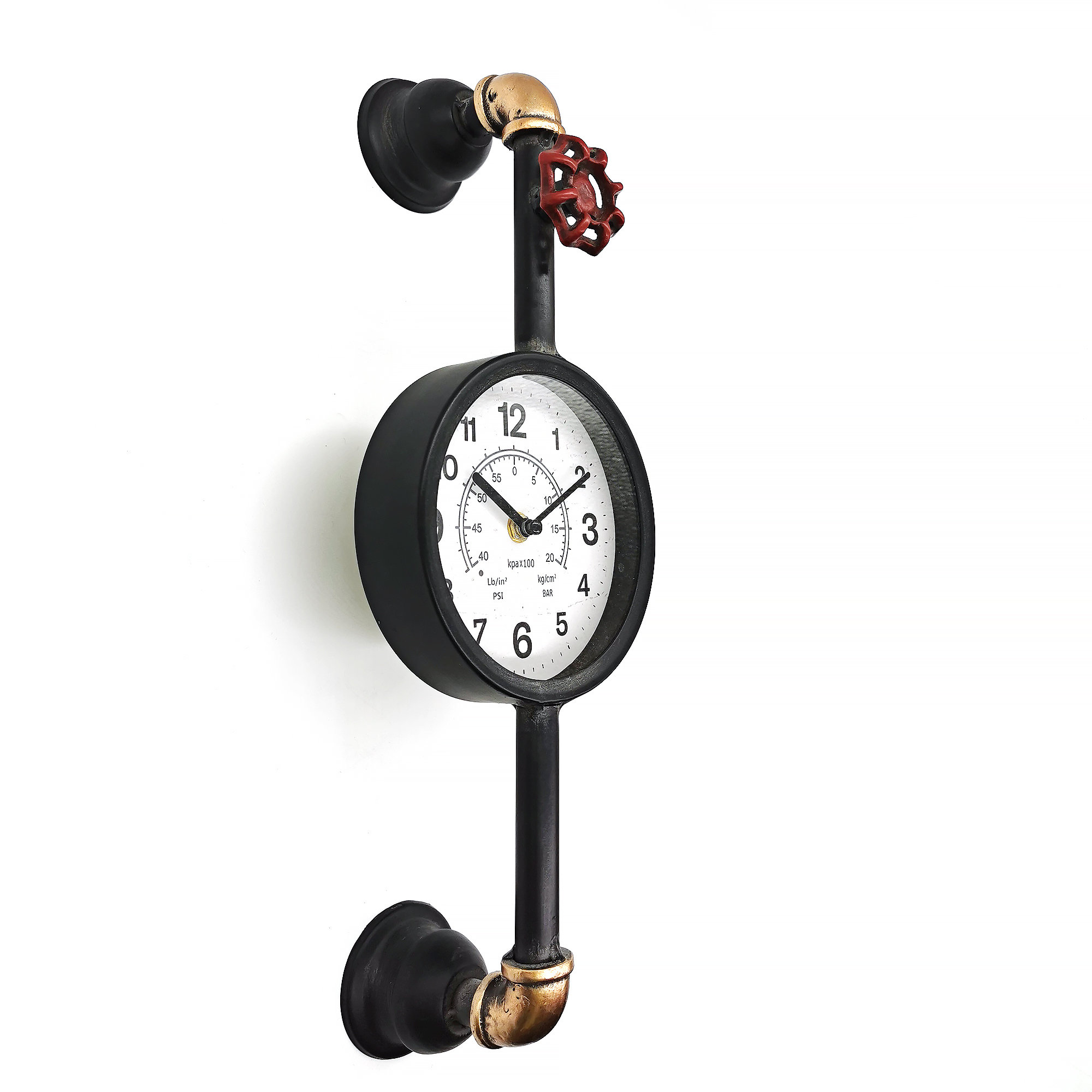 Williston Forge Harpon Metal Wall Clock & Reviews | Wayfair