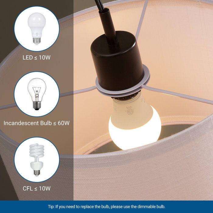 George Oliver Mccurry 68" Arched Dimmable Floor Lamp & Reviews | Wayfair