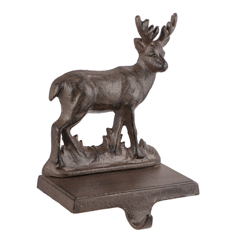 Union Rustic Standing Stag Stocking Holder | Wayfair.co.uk
