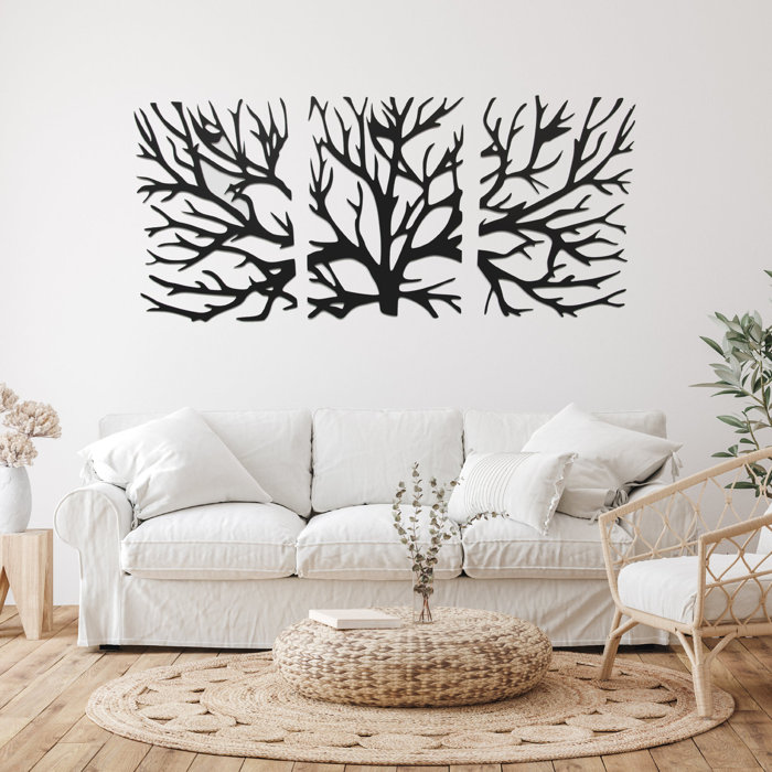 Red Barrel Studio® 3 Piece Tree Wall Décor Set | Wayfair