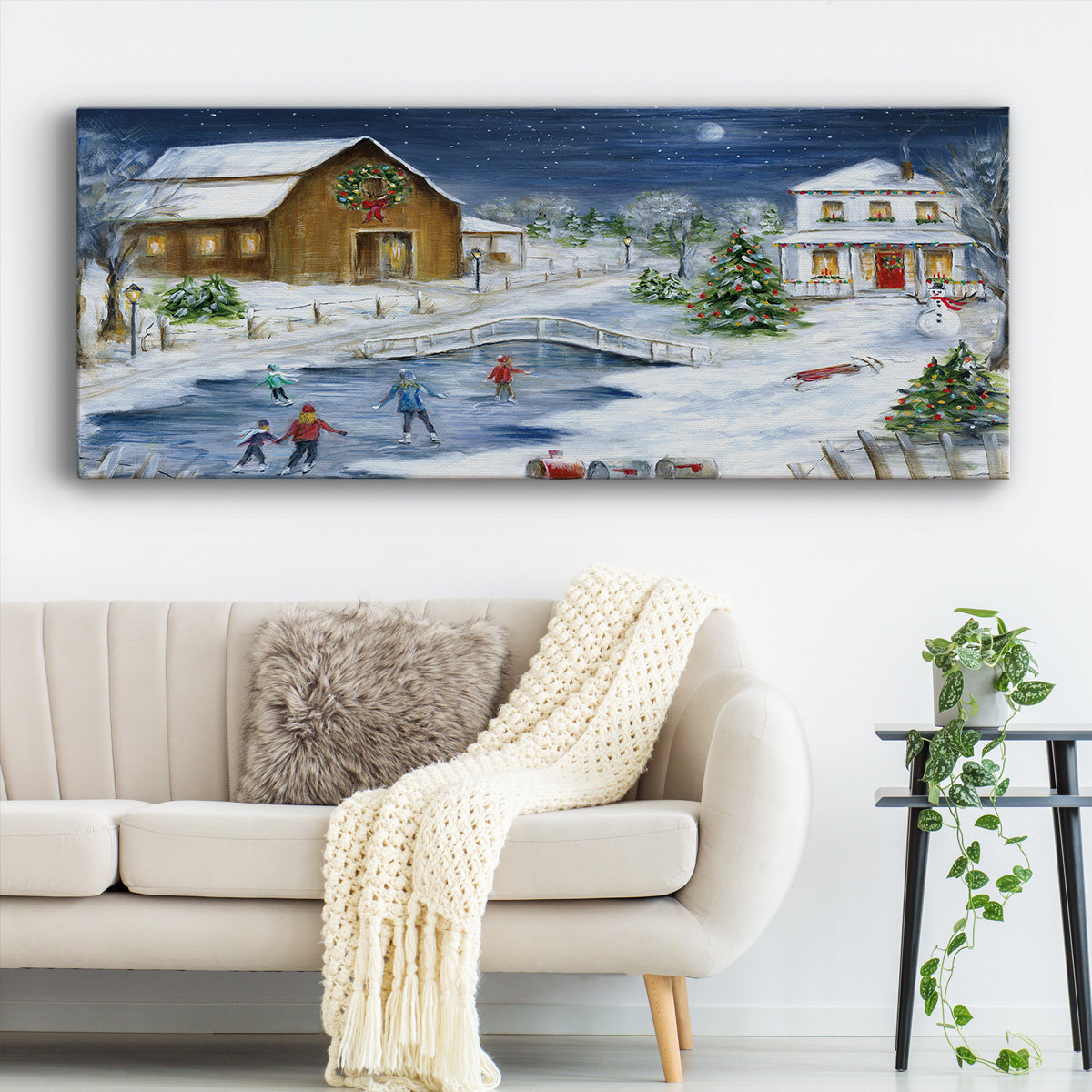 The Holiday Aisle® Winter Wonderland-Gallery Wrapped Canvas - Wayfair ...