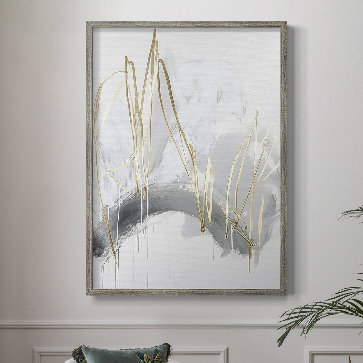 Everly Quinn ABSTRACT Series DCCXXVI Framed Print - Solid Wood | Wayfair