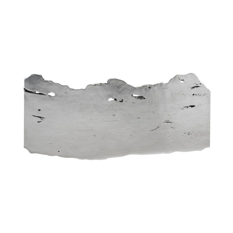 Phillips Collection Waterfall Desk, Silver Leaf | Wayfair