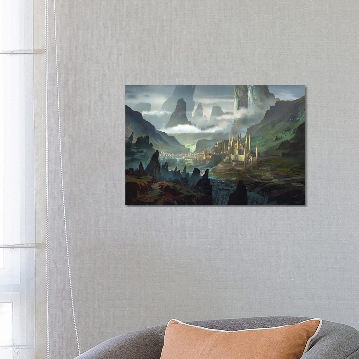Alpen Home Taevaskoja-Kuningriik by Ferdinand Ladera - Wrapped Canvas ...