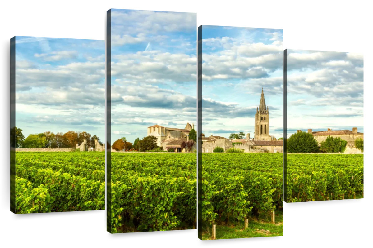 Gracie Oaks French Bordeaux Vineyard | Wayfair