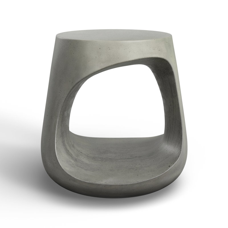 Joss & Main Belvidere Concrete Top End Table | Wayfair