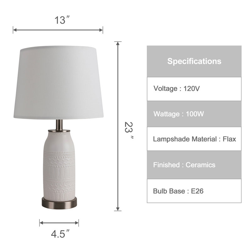 SIMPOL HOME Modern Table Lamps,Transitional Table Lamp for Living Room ...