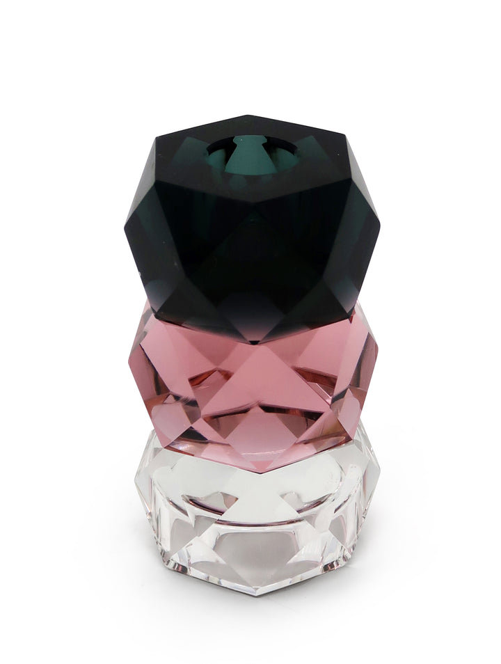 Mercer41 Tricolored Crystal Candlesticks | Wayfair