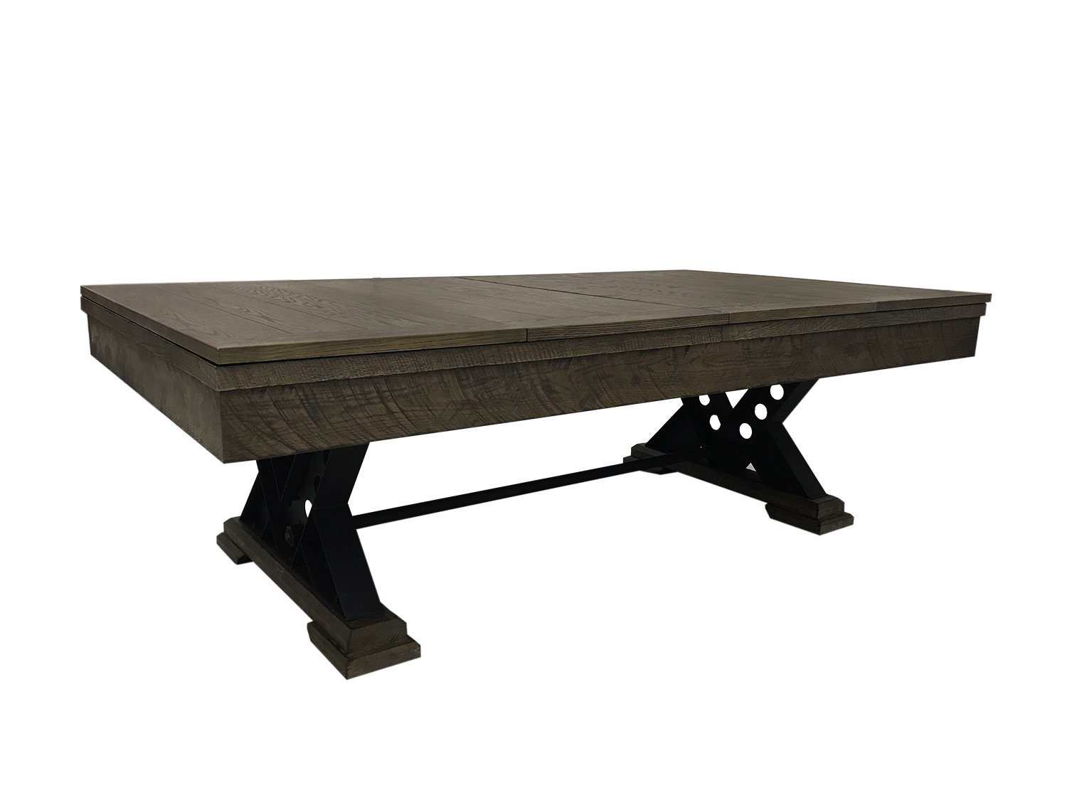 KasdaliBilliard 8’ rustic Belfast pool table billiard - Wayfair Canada