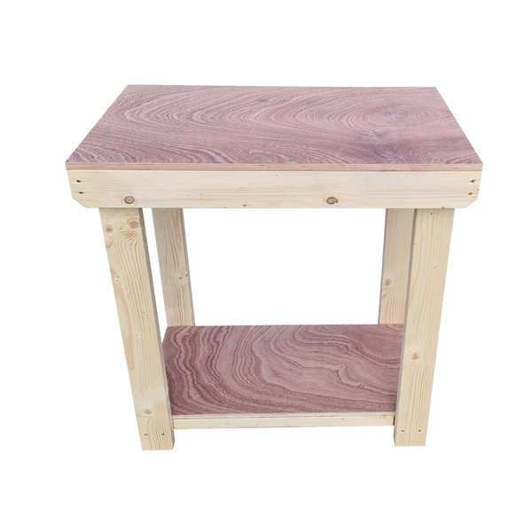 August Grove Northwoods 60cm Solid + Manufactured Wood Craft Table ...