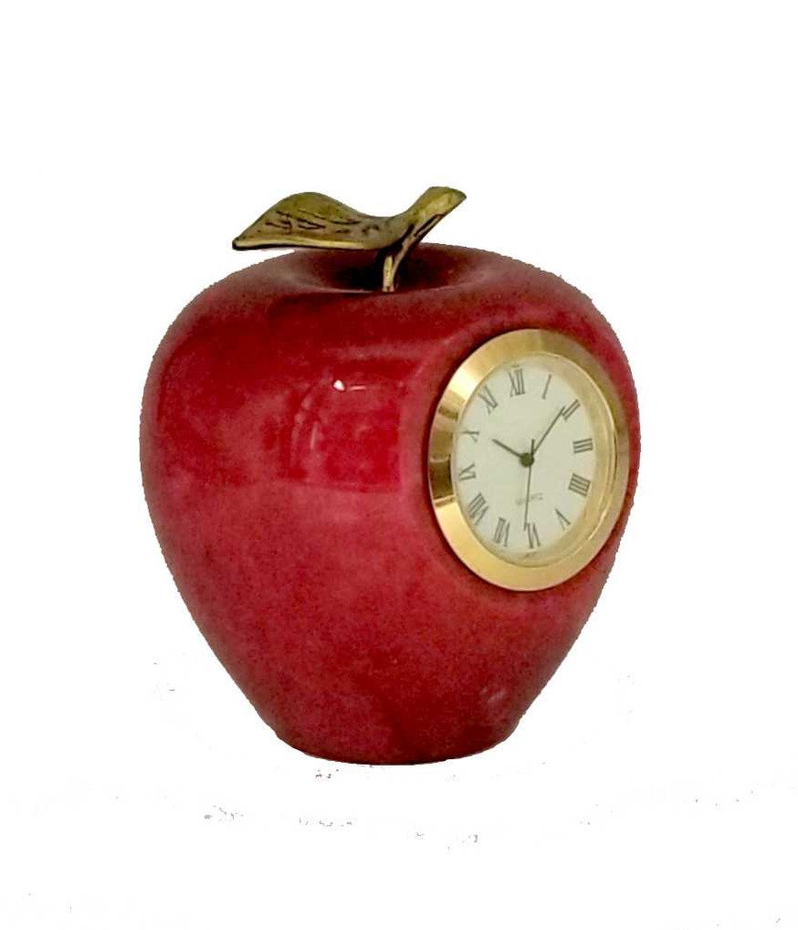 Charlton Home® Apple Tabletop Clock | Wayfair
