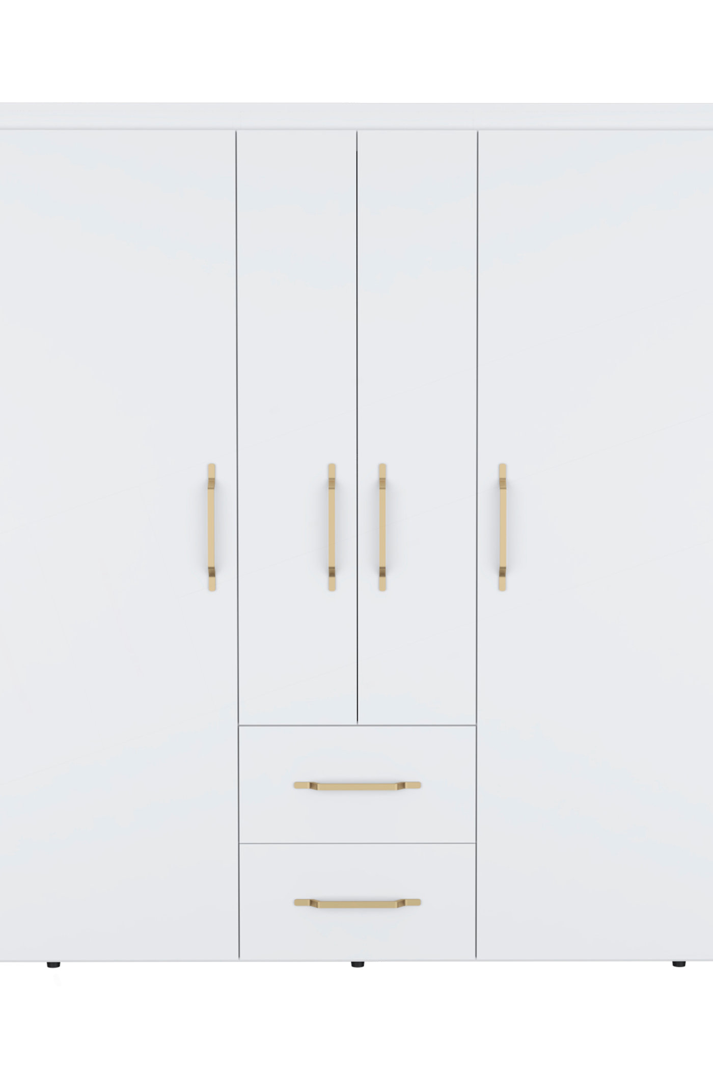 Corrigan Studio® Bariloche Wardrobe, Multi-Section Storage With Hanging ...