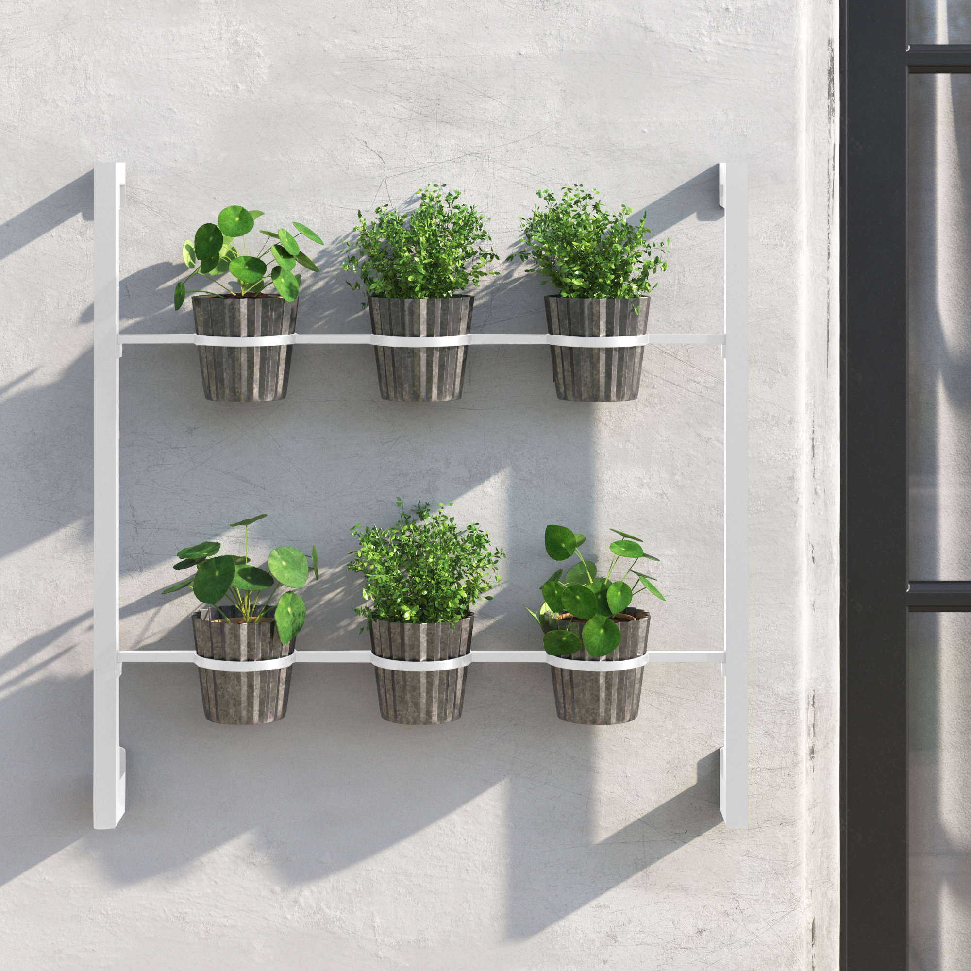 Gracie Oaks Sharene 7 Piece Wall Planter & Reviews | Wayfair