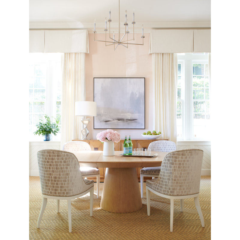 Mr and Mrs Howard Discus Extendable Pedestal Dining Table | Perigold