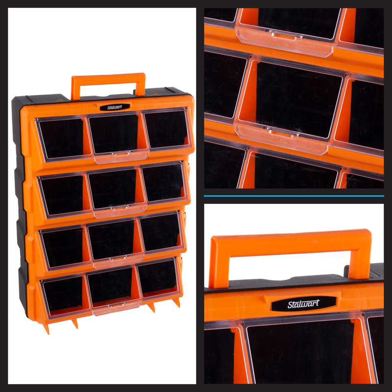 Stalwart Storage Drawers - Screw Organizer, Craft Cabinet -Garage ...