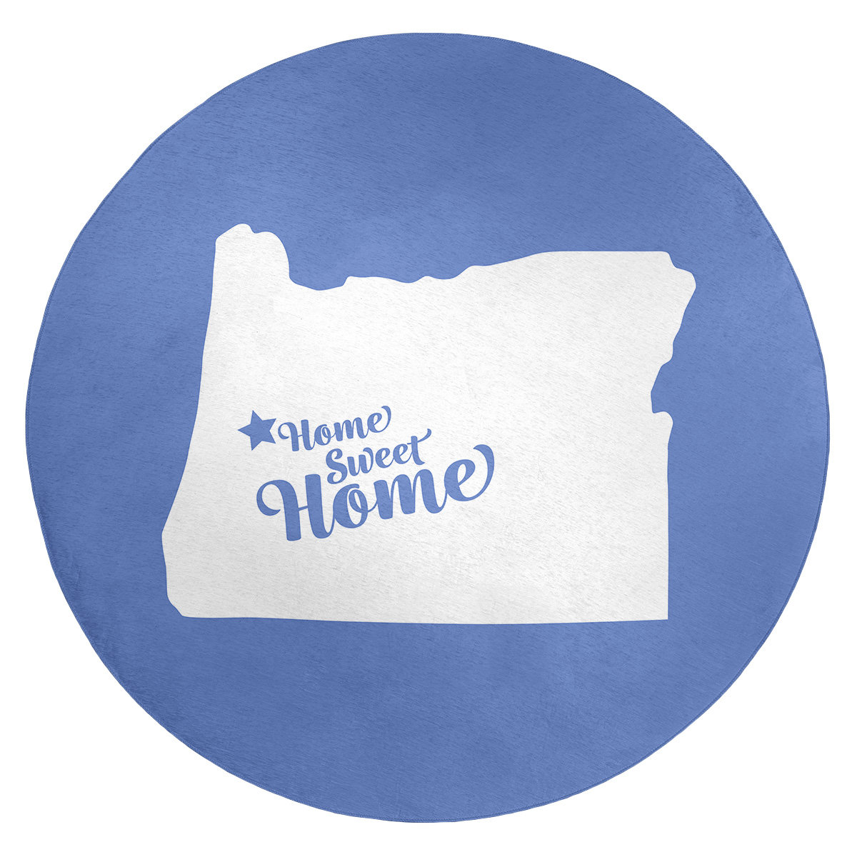 East Urban Home Home Sweet Eugene Poly Chenille Rug | Wayfair