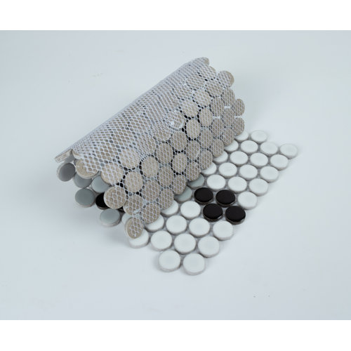 WS Tiles Perfection 0.75" x 0.75" Straight Edge Porcelain Mosaic Sheet ...