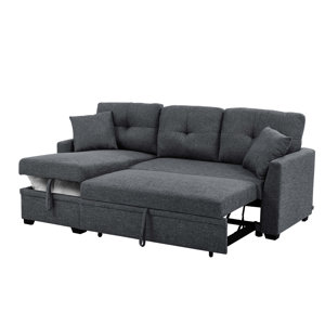 Wade Logan® Barrientez 85'' Upholstered Sleeper Sofa & Reviews | Wayfair