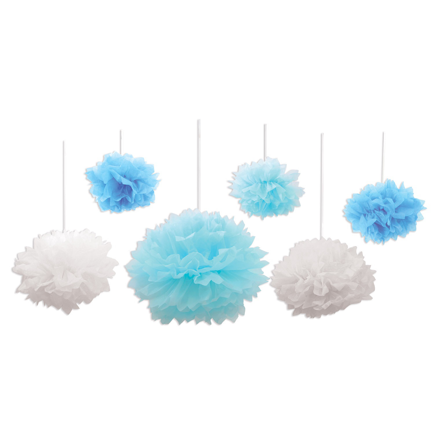 Rosdorf Park Tissue Fluff Balls - Asstd - Pack of 6 | Wayfair