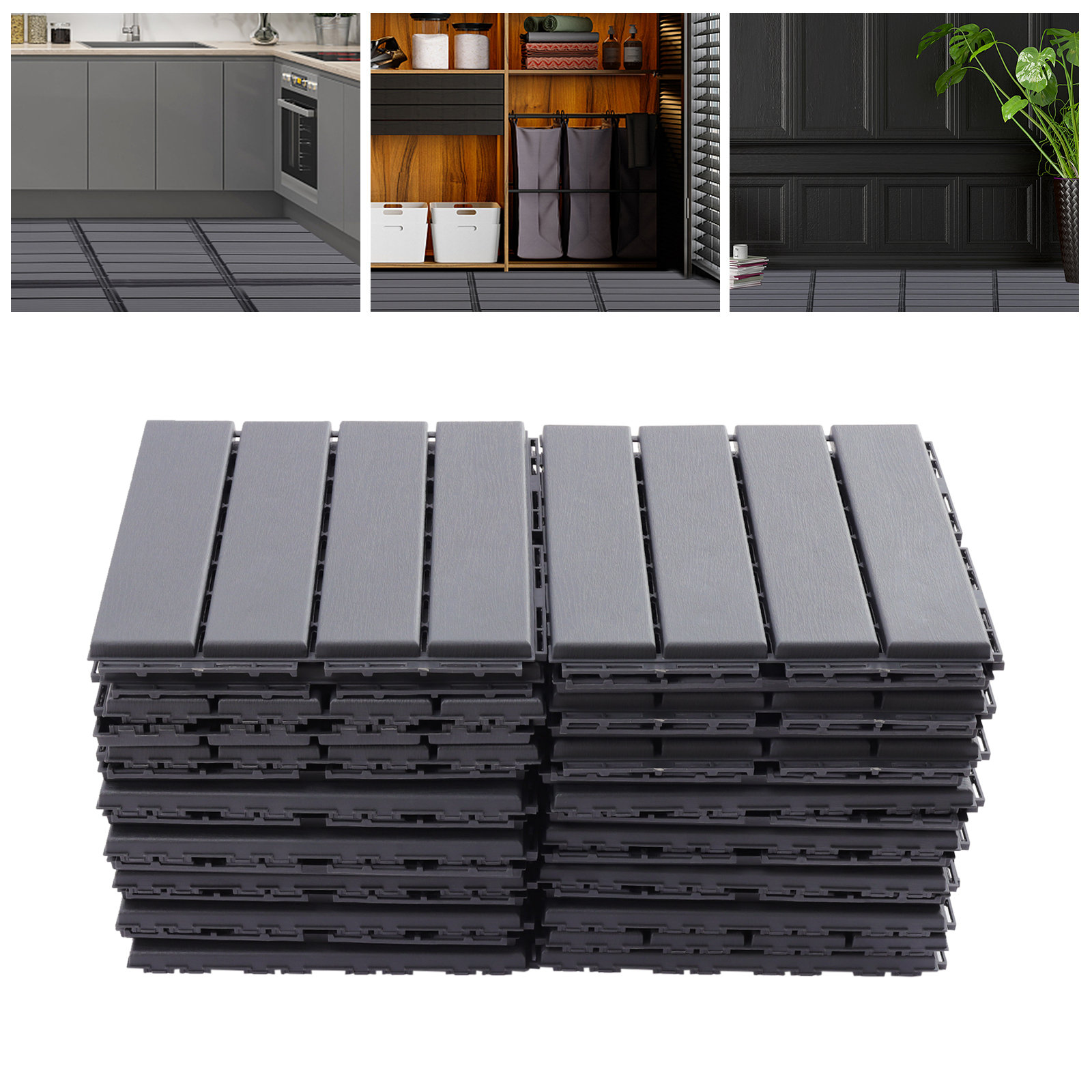 FRONG Tec Pura 11.81" x 11.81" Interlocking Deck Tile & Reviews | Wayfair