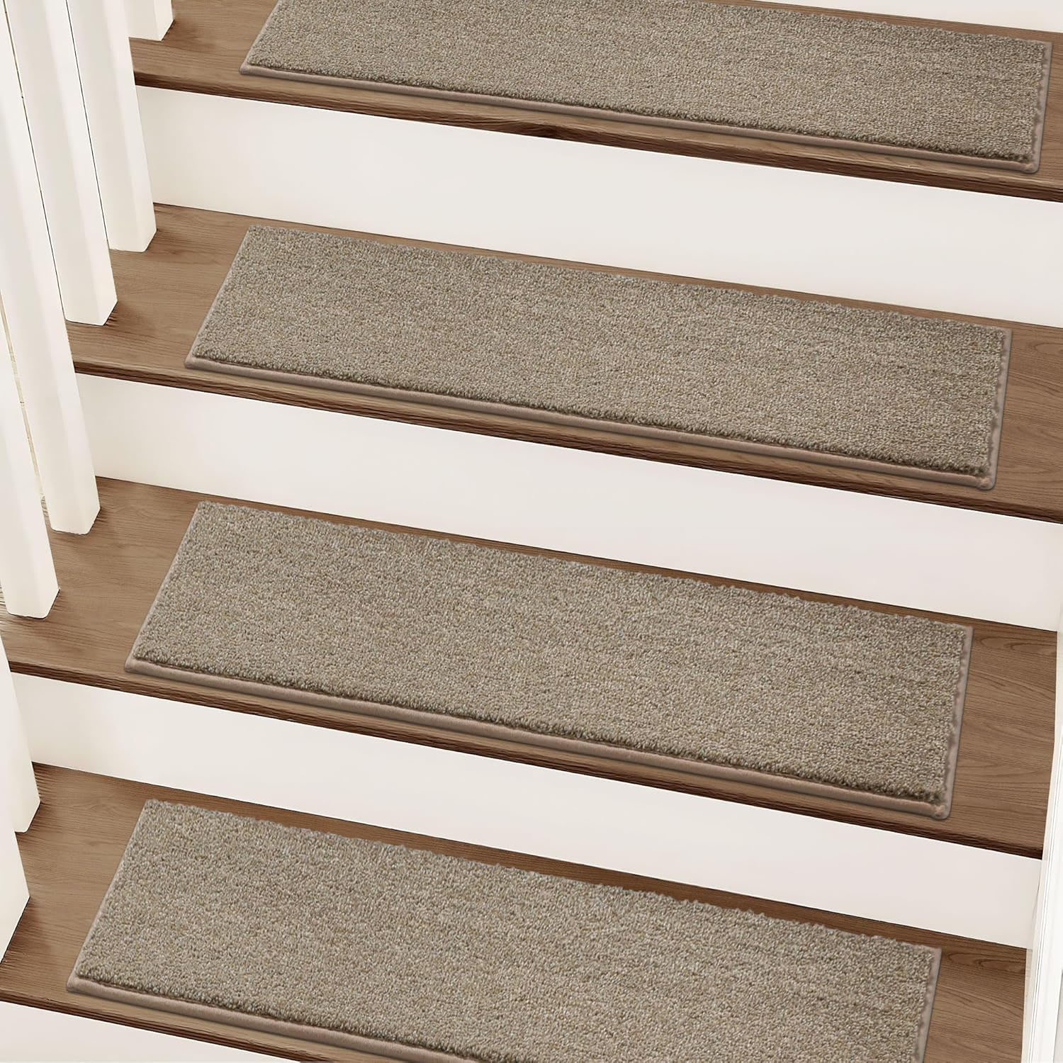 Latitude Run® Stair Treads Non-Slip Carpet Stair Treads For Wooden ...