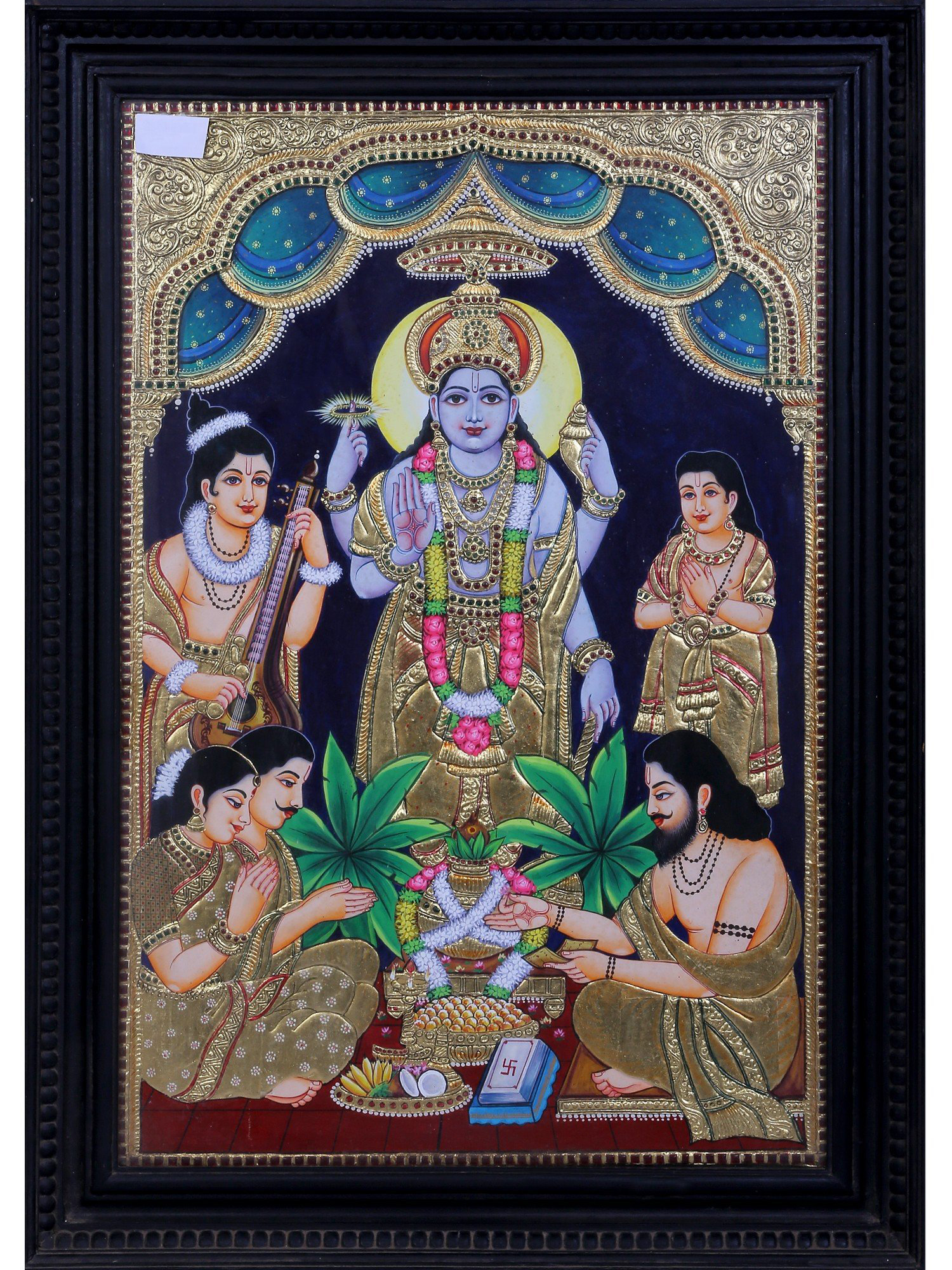 Exotic India Shree Vishnu In Satya Narayan Swaroop | Traditional ...