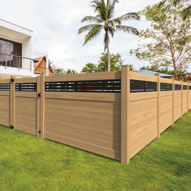 Barrette Outdoor Living Horizontal Fence Boardwalk 5 in. x 5 in. x 108 ...