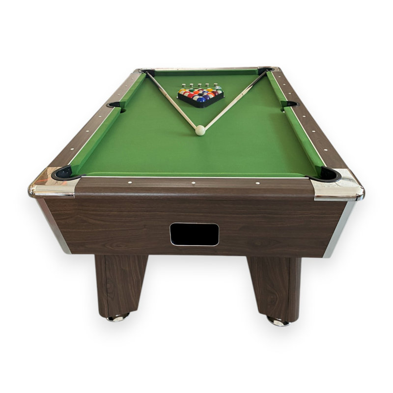Simba USA Inc 8FT Coin Operated Pool Table green – Eagle | Wayfair