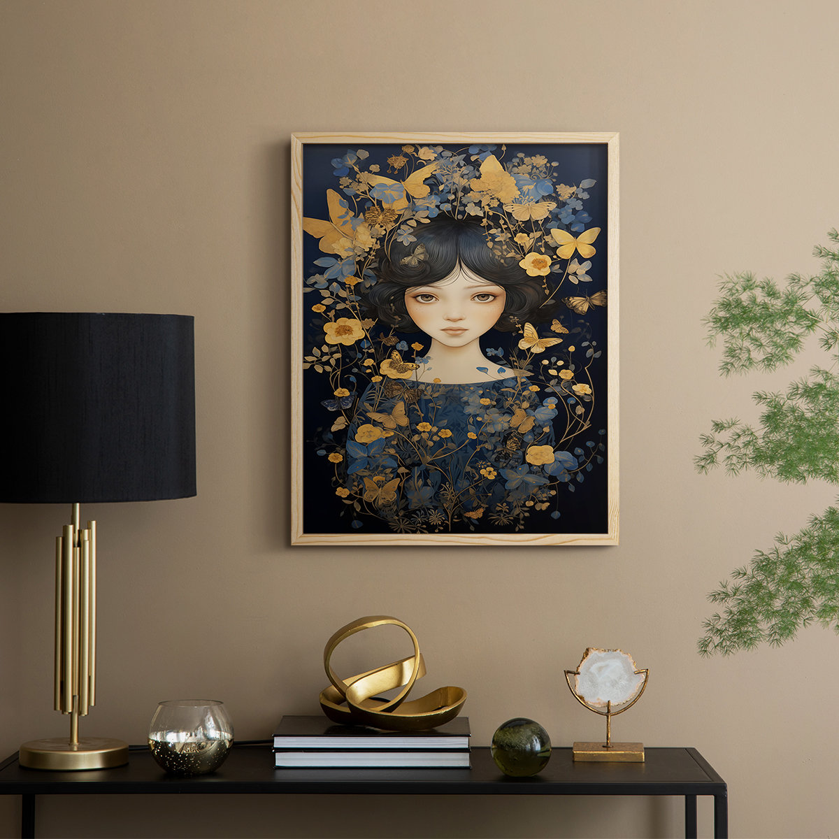 Charlton Home® WOMEN Series MIII Framed Print - Solid Wood | Wayfair