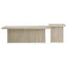 Modway Render Nesting Faux Travertine Coffee Tables Set Of 2 In ...