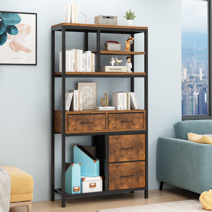 Mercer41 Jacquelina Storage Bookcase & Reviews | Wayfair